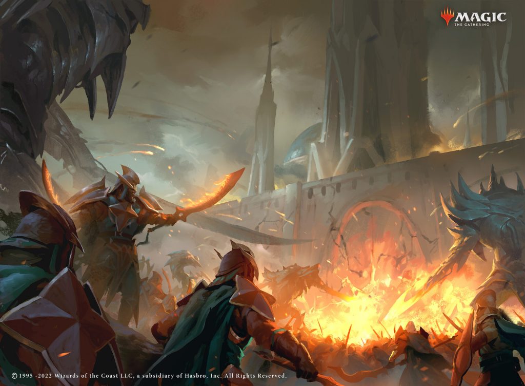 Raze to the Ground MtG Art from The Brothers' War Set by Joshua Raphael ...