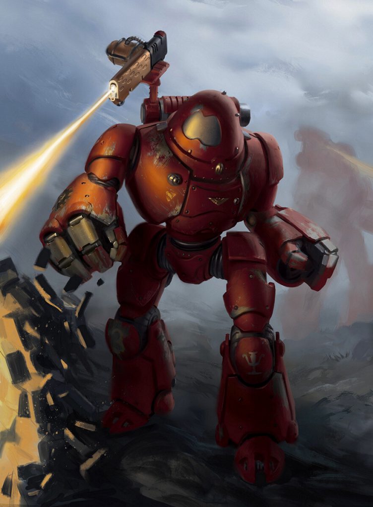 Robot Token MtG Art from Warhammer 40000 Set by Philip Helliwell - Art ...
