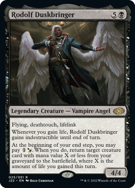 Rodolf Duskbringer MtG Art from Jumpstart 2022 Set by Billy Christian ...