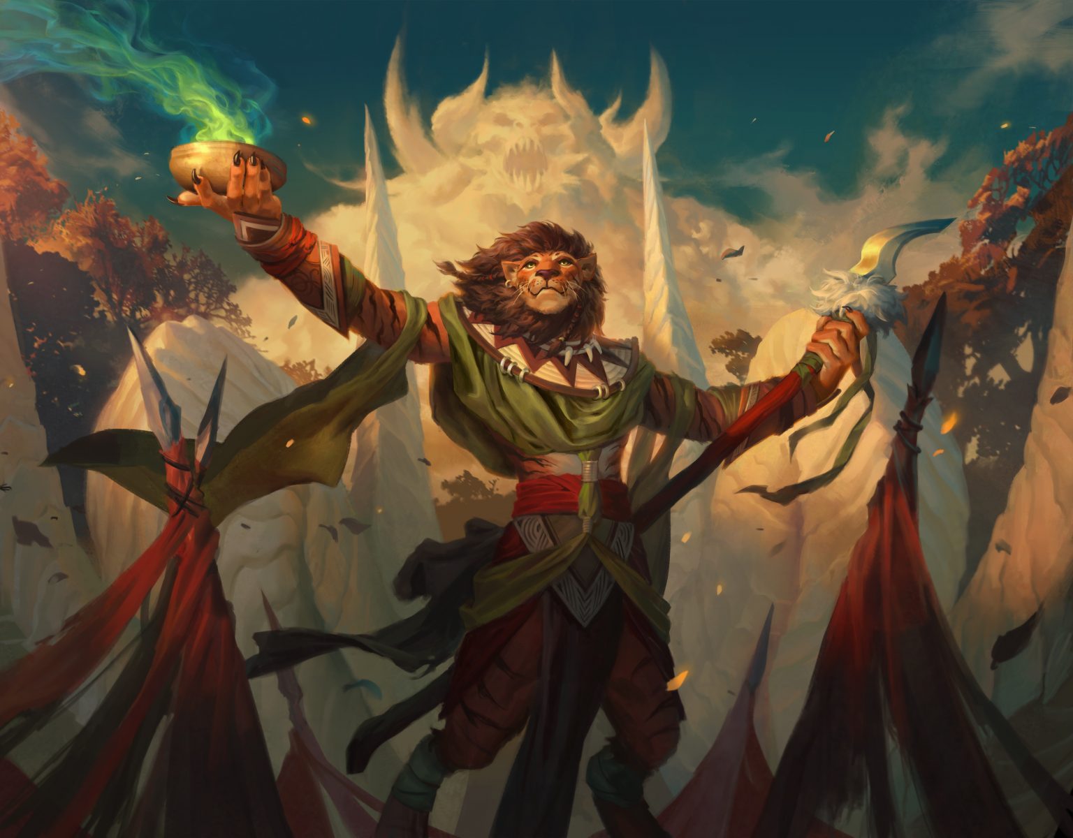 Runadi, Behemoth Caller MtG Art from Jumpstart 2022 Set by Billy ...