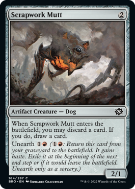 Scrapwork Mutt MtG Art from The Brothers' War Set by Sidharth ...