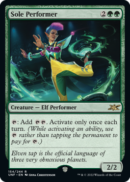 Sole Performer MtG Art from Unfinity Set by Anna Christenson - Art of ...