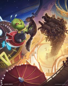 Squirrel Stack MtG Art from Unfinity Set by Andrea Radeck - Art of ...