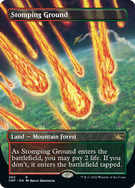 Stomping Ground MtG Art from Unfinity Set by Bruce Brenneise - Art of ...