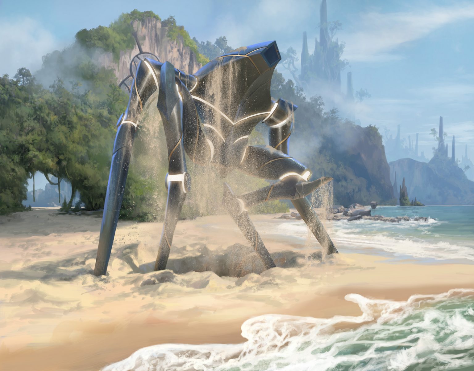 Surge Engine MtG Art from The Brothers' War Set by Daarken - Art of ...