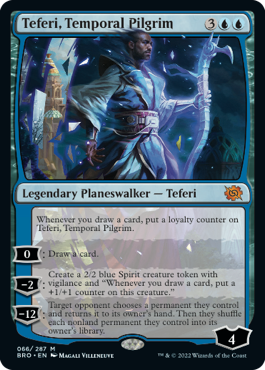 Teferi, Temporal Pilgrim MtG Art from The Brothers' War Set by Magali ...