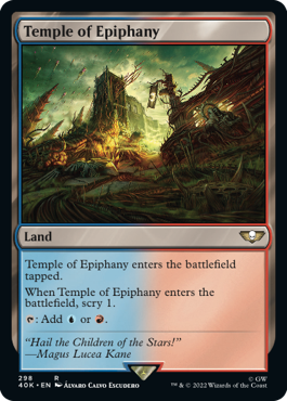Temple of Epiphany MtG Art from Warhammer 40000 Set by Álvaro Calvo ...