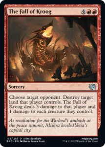 The Fall of Kroog MtG Art from The Brothers' War Set by David Auden ...