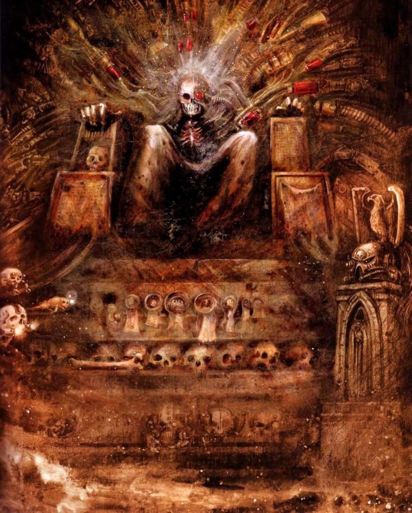 The Golden Throne MtG Art from Warhammer 40000 Set by Games Workshop ...