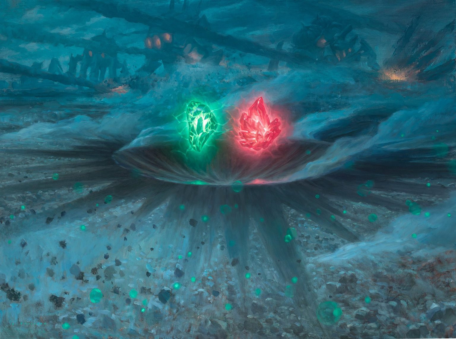 The Mightstone and Weakstone MtG Art from The Brothers' War Set by Ryan ...