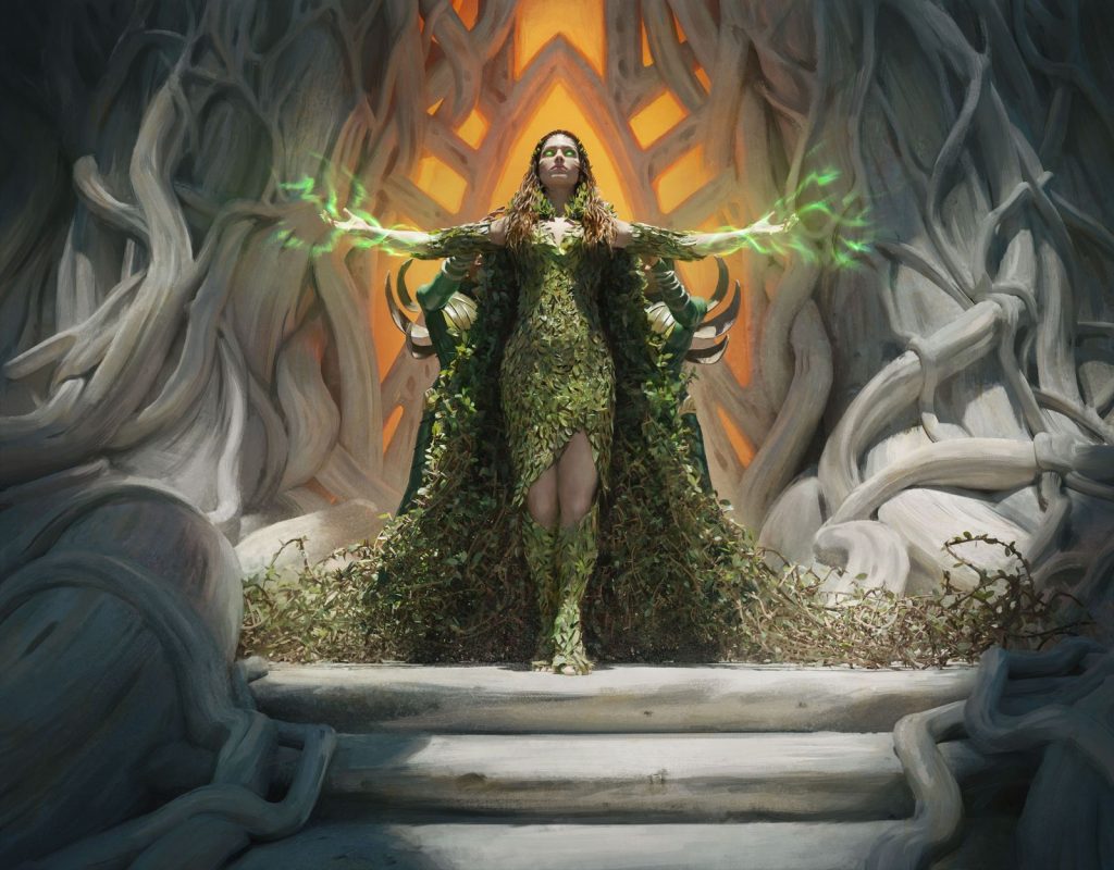 Titania, Voice of Gaea MtG Art from The Brothers' War Set by Cristi ...