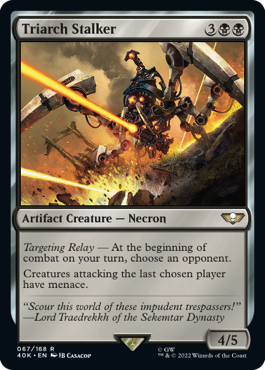 Triarch Stalker MtG Art from Warhammer 40000 Set by JB Casacop - Art of ...
