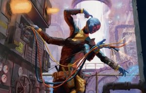 Truss, Chief Engineer MtG Art from Unfinity Set by Aaron J. Riley - Art ...