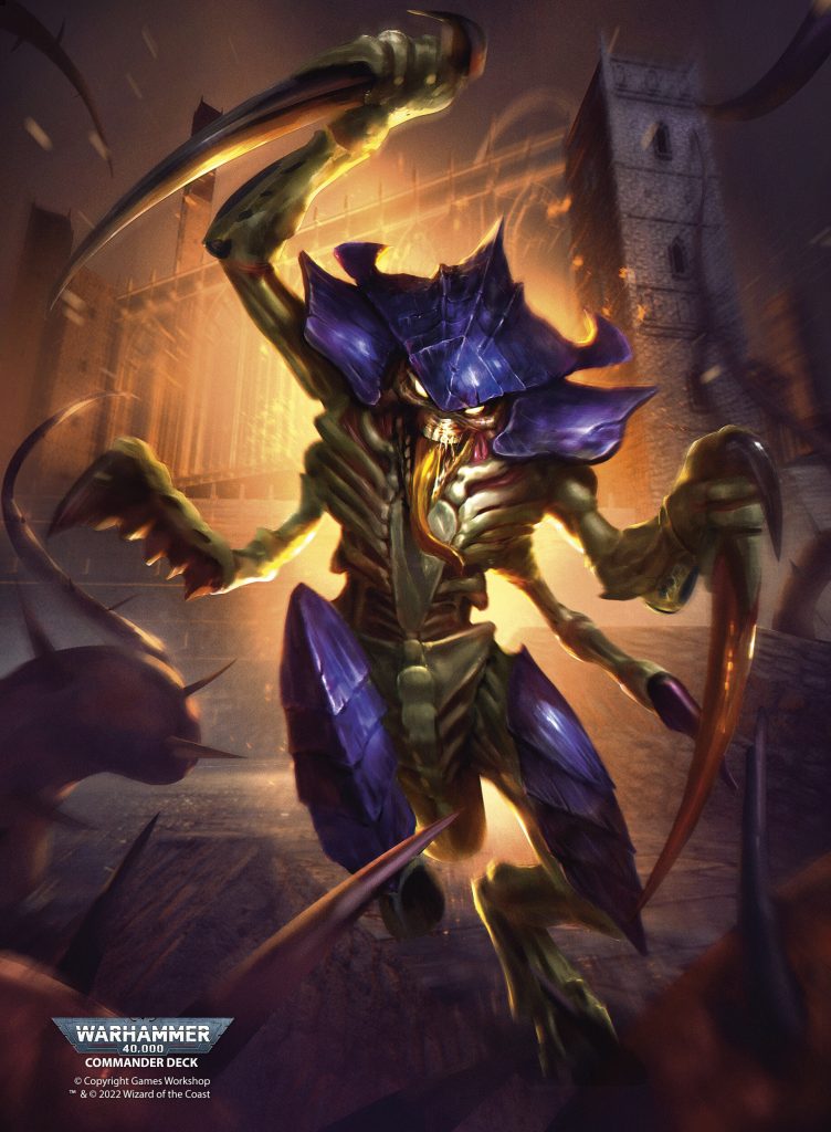 Tyranid Warrior Token MtG Art from Warhammer 40000 Set by Sergio Cosmai ...