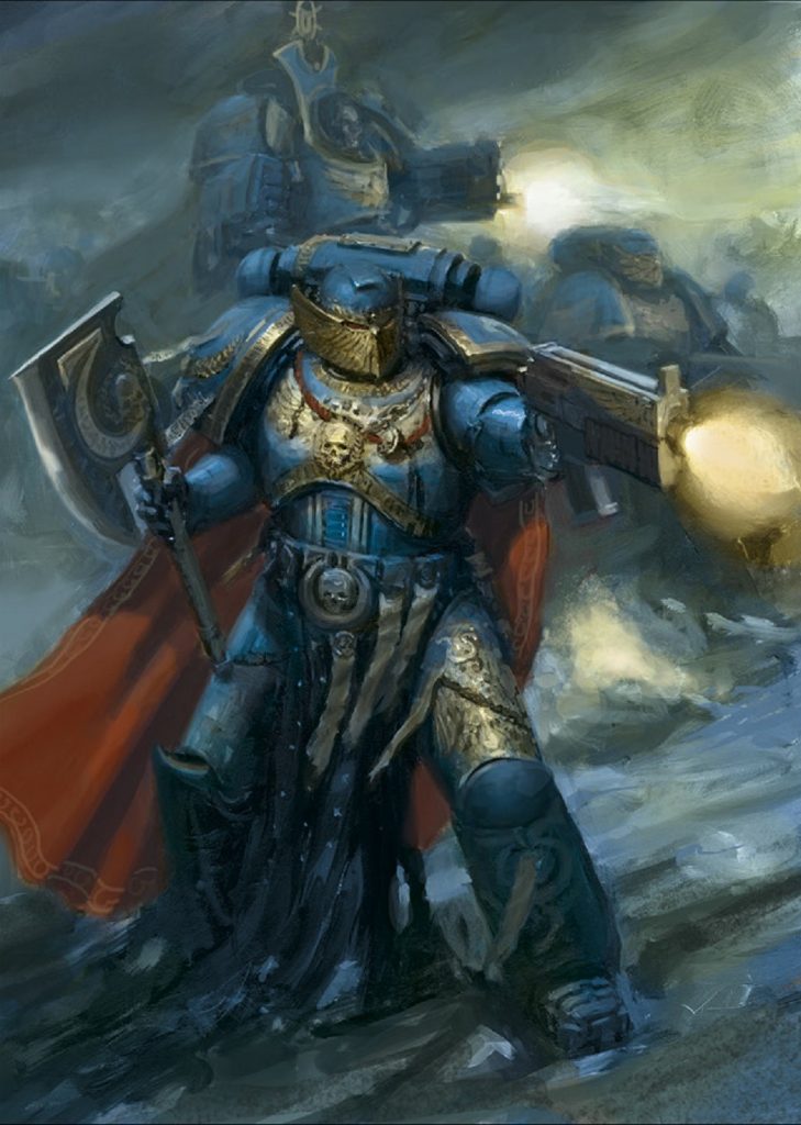 Ultramarines Honour Guard MtG Art from Warhammer 40000 Set by Games ...
