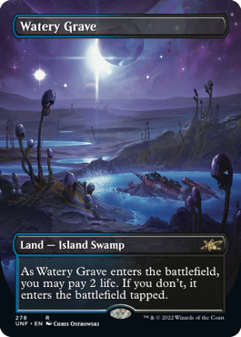 Watery Grave MtG Art from Unfinity Set by Chris Ostrowski ‏ - Art of ...