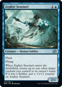 Zephyr Sentinel MtG Art from The Brothers' War Set by Inkognit - Art of ...
