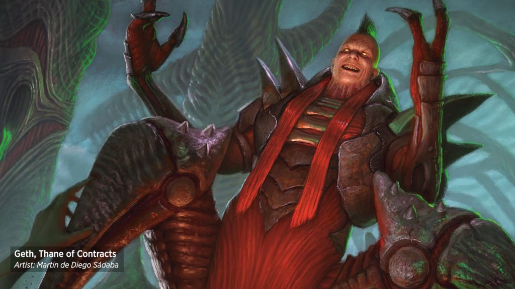 Geth Thane Of Contracts Mtg Art From Phyrexia All Will Be One Set By Martin De Diego Sádaba 