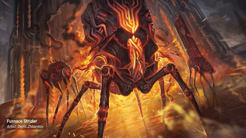 Furnace Strider MtG Art from Phyrexia: All Will Be One Set by Denis ...