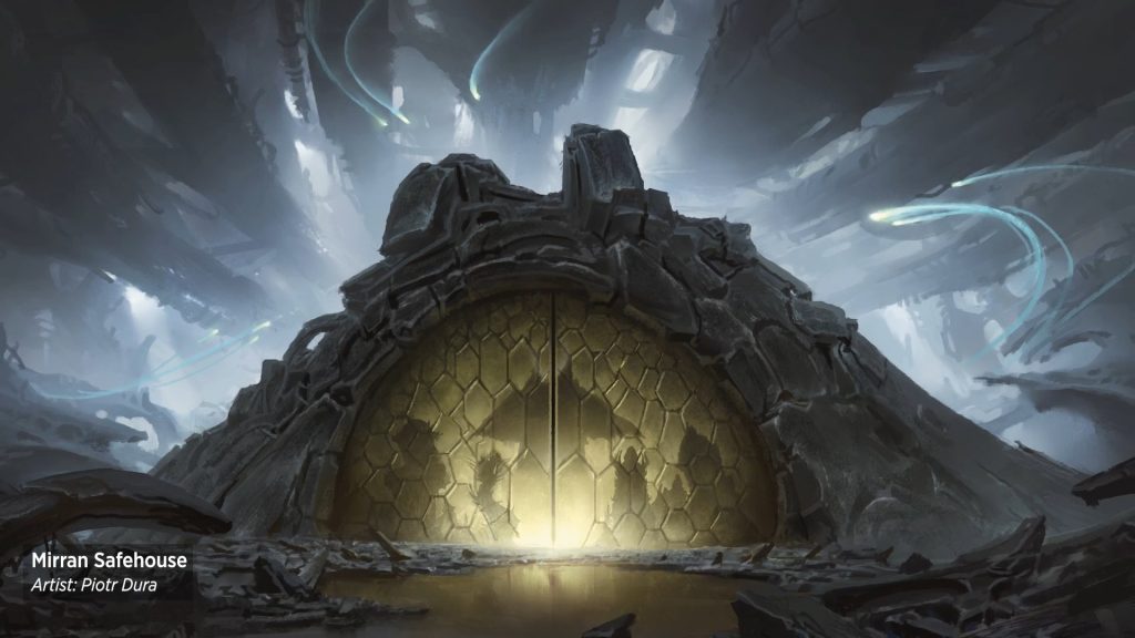 Mirran Safehouse MtG Art from Phyrexia: All Will Be One Set by Piotr ...