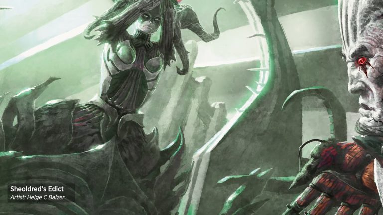 Sheoldred's Edict MtG Art from Phyrexia: All Will Be One Set by Helge C ...