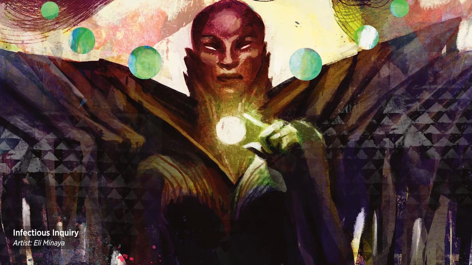 Infectious Inquiry MtG Art from Phyrexia: All Will Be One Set by Eli ...