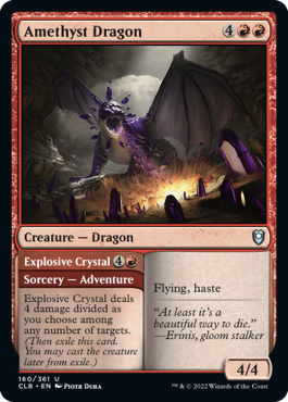 Amethyst Dragon MtG Art from Commander Legends: Battle for Baldur's ...