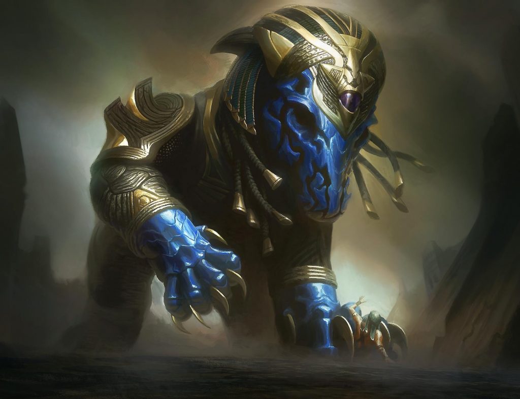 Ammit Eternal MtG Art from Hour of Devastation Set by Mike Bierek - Art ...