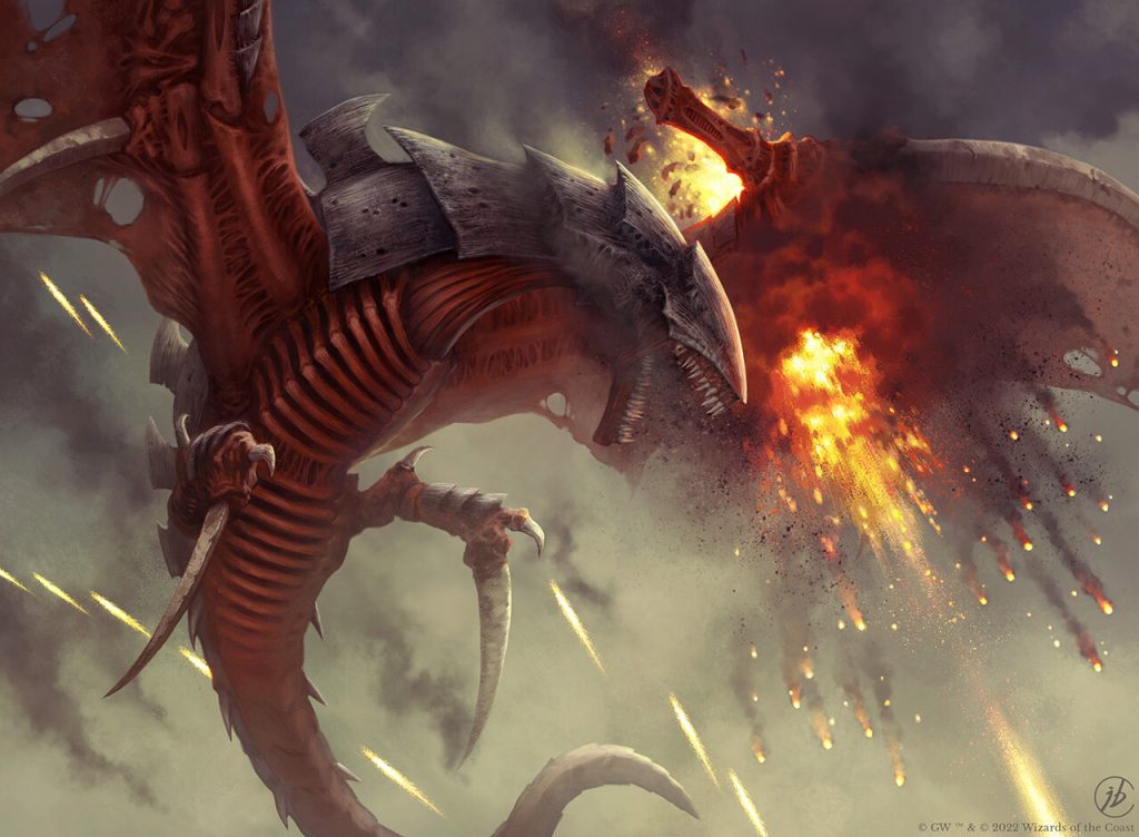 Bituminous Blast MtG Art from Warhammer 40000 Set by JB Casacop - Art of Magic: the Gathering