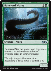 Boneyard Wurm MtG Art from Duel Decks: Izzet vs. Golgari, Innistrad ...