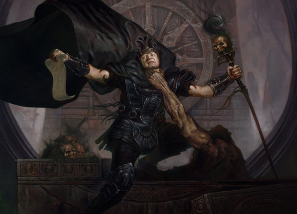 Doomed Necromancer MtG Art from Commander 2019, Double Masters, Tenth ...