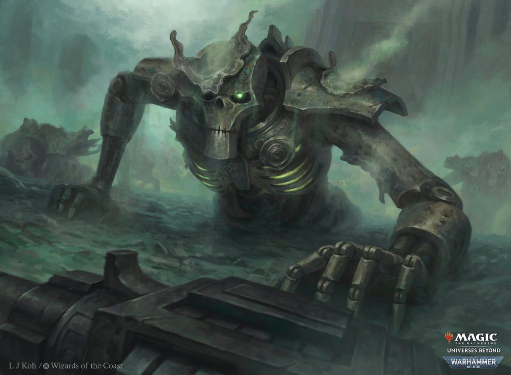 Dread Return MtG Art from Warhammer 40000 Set by L J Koh - Art of Magic ...