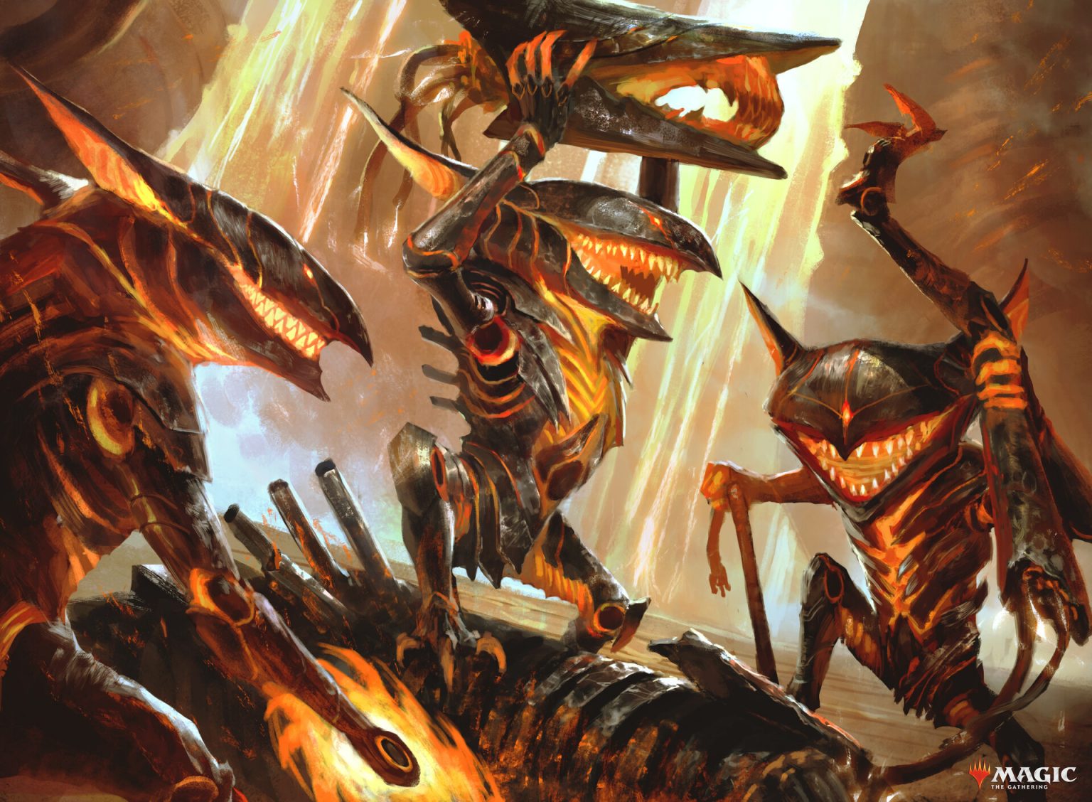 Gleeful Demolition MtG Art from Phyrexia: All Will Be One Set by Tuan ...
