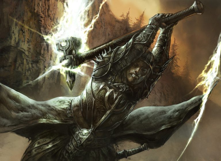 Lightning Mauler MtG Art from Avacyn Restored Set by Dave Kendall - Art ...