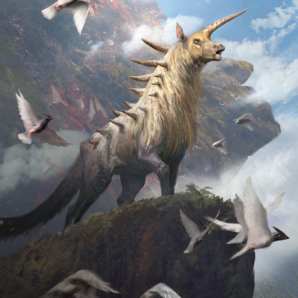 Majestic Auricorn MtG Art from Ikoria Set by Jonathan Kuo - Art of ...