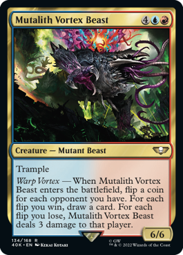 Mutalith Vortex Beast MtG Art from Warhammer 40000 Set by Kekai Kotaki ...