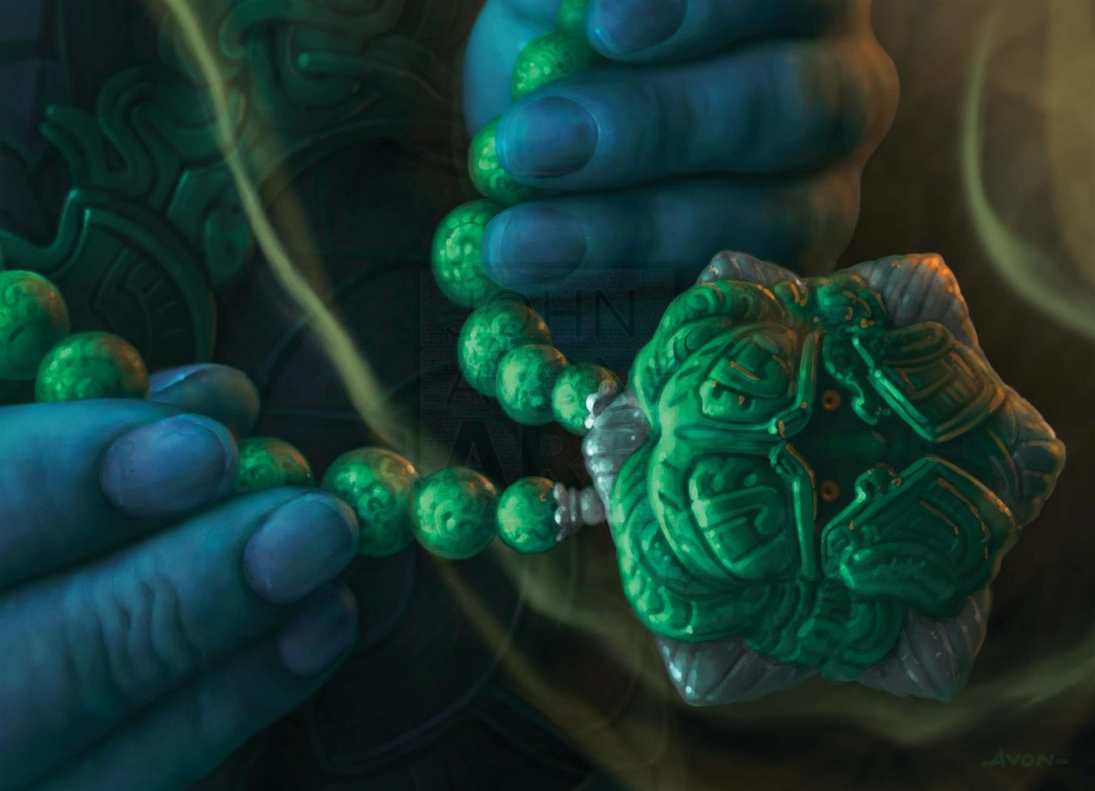 Primal Amulet MtG Art from Ixalan Set by John Avon - Art of Magic: the ...