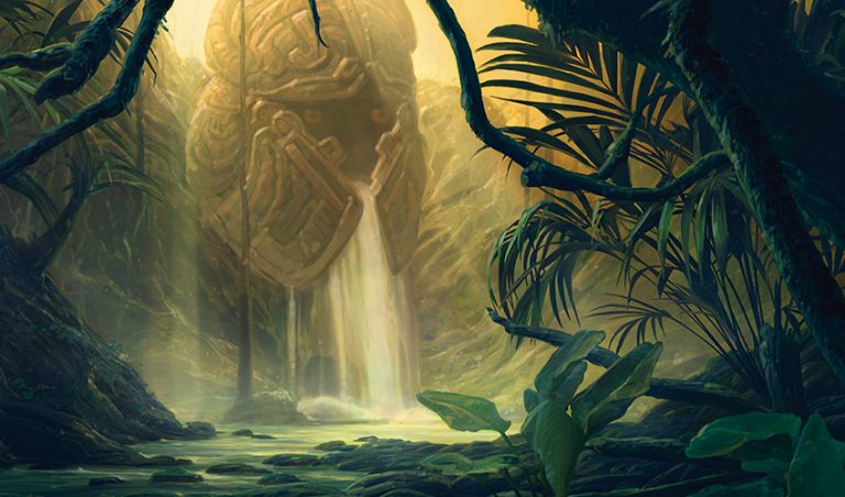 Primal Wellspring MtG Art from Ixalan Set by John Avon - Art of Magic ...