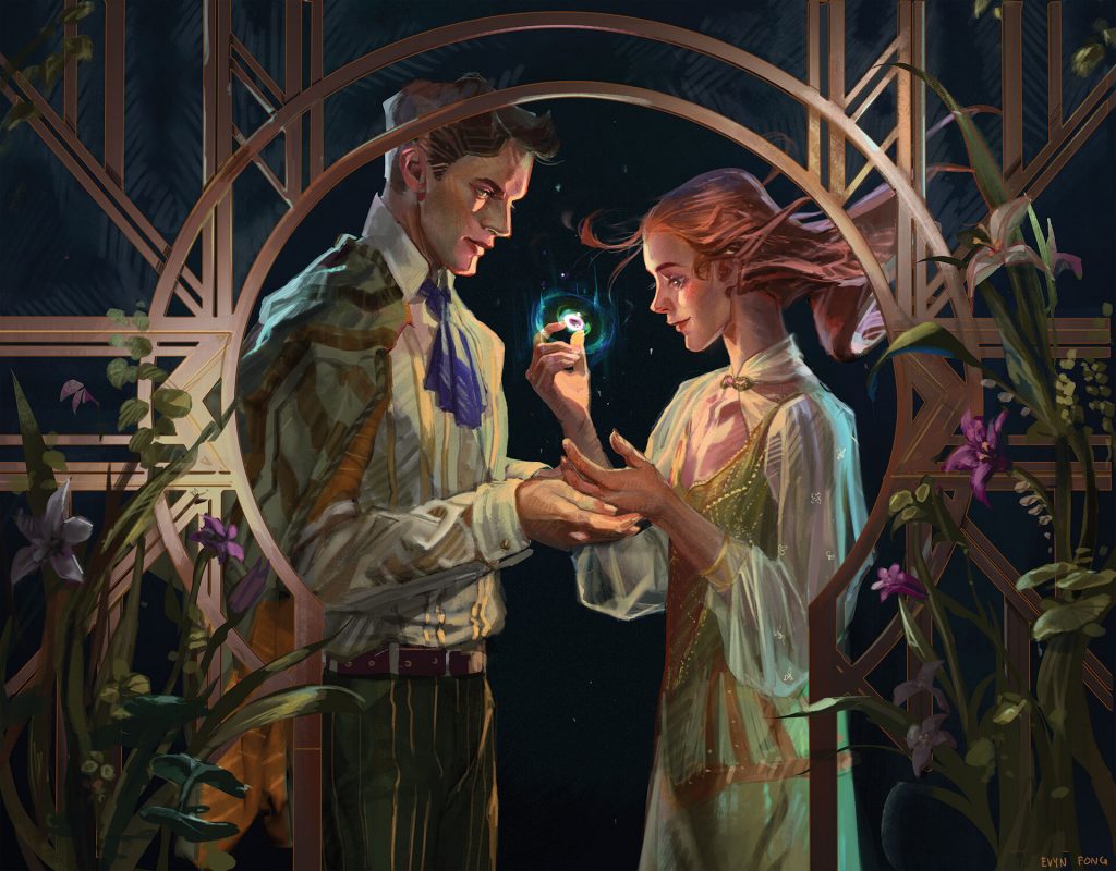 Prosperous Partnership MtG Art from Streets of New Capenna Set by Evyn ...