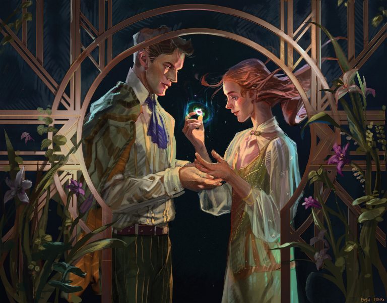 Prosperous Partnership MtG Art from Streets of New Capenna Set by Evyn ...