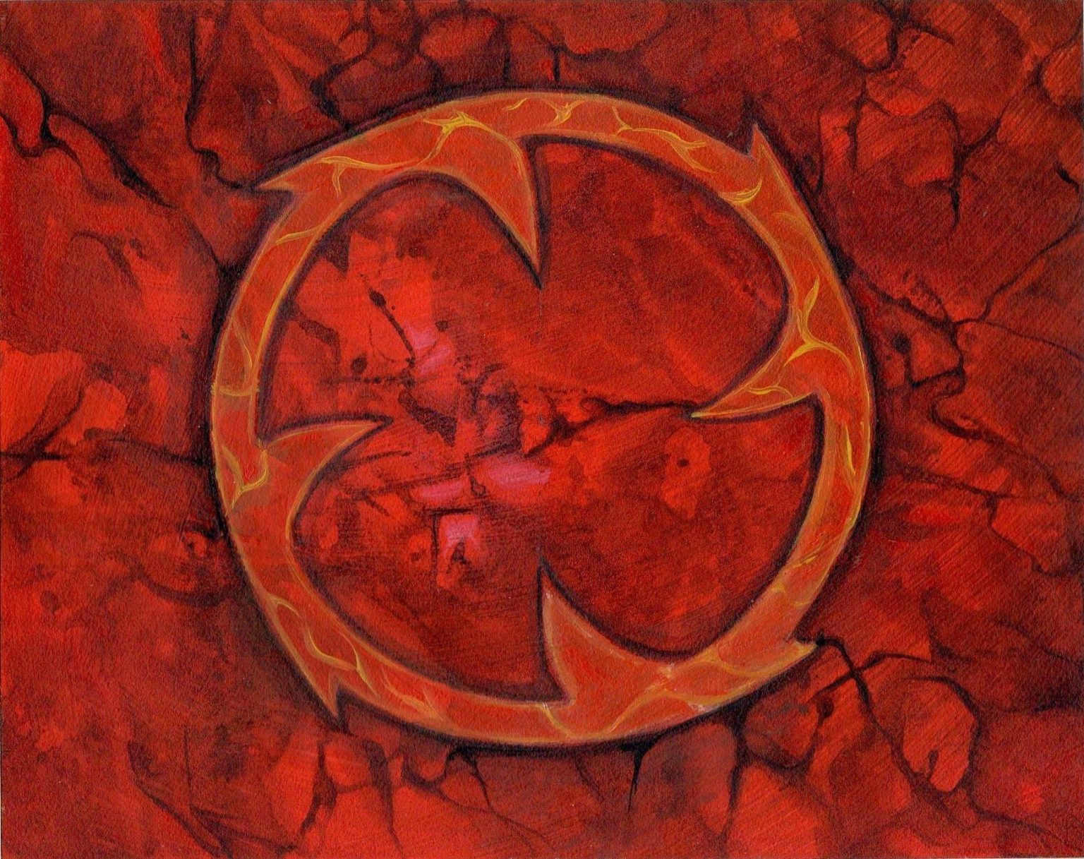 Red Ward MtG Art from Alpha, Beta, Fourth Edition, Revised Edition ...