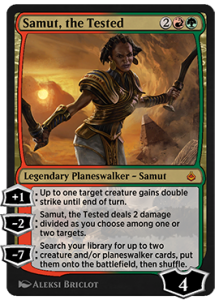 Samut, the Tested MtG Art from Amonkhet Set by Aleksi Briclot - Art of ...