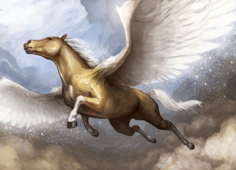 Sungrace Pegasus MtG Art from Magic 2015 Set by Phill Simmer - Art of ...