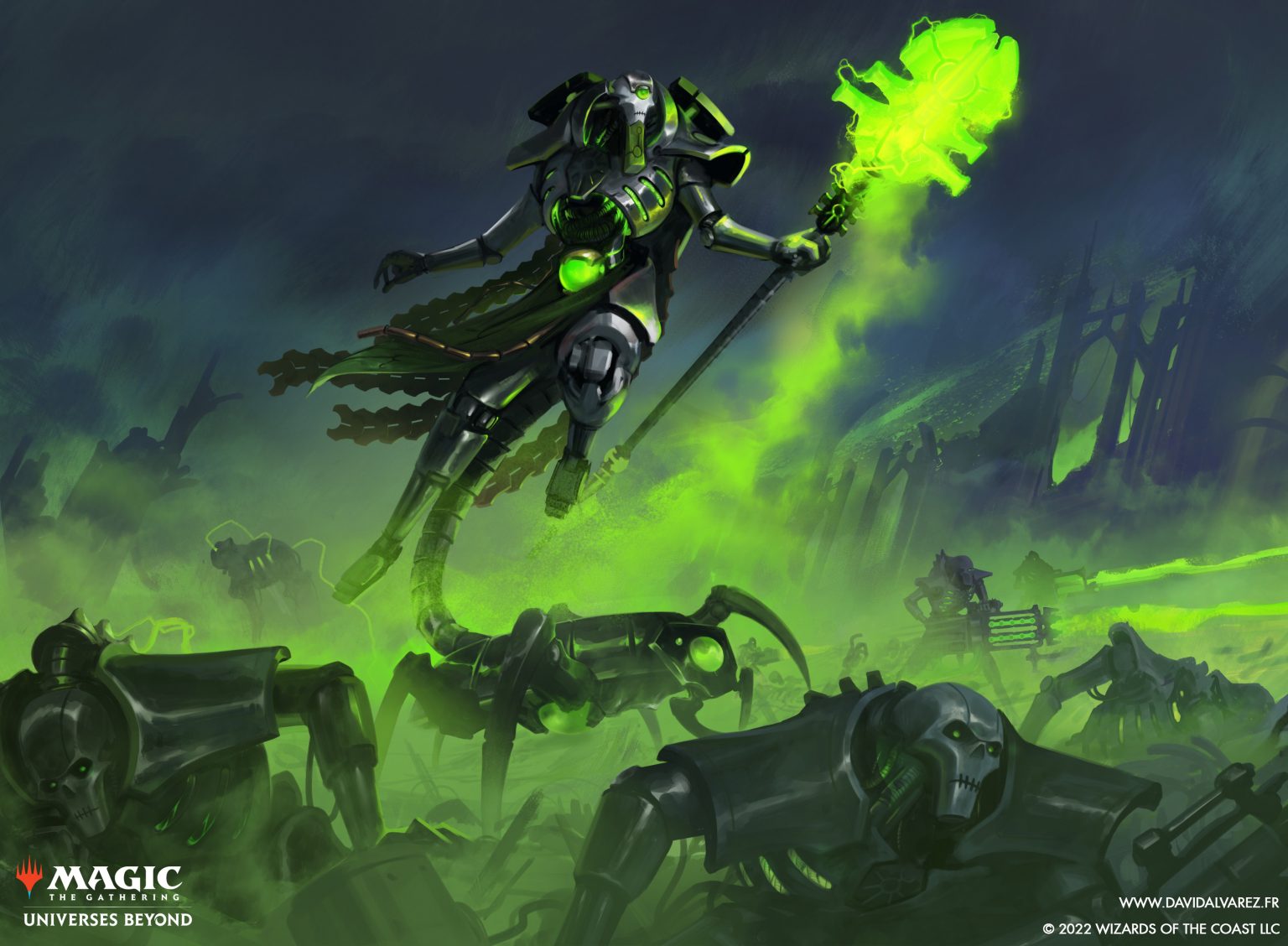 Technomancer MtG Art from Warhammer 40000 Set by David Alvarez - Art of ...
