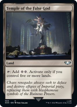 Temple of the False God MtG Art from Warhammer 40000 Set by Josu Solano ...