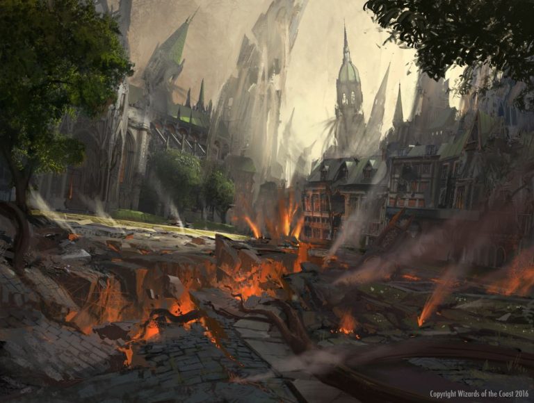 Treacherous Terrain MtG Art from Commander 2016, Zendikar Rising Set by ...