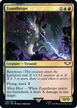 Zoanthrope MtG Art from Warhammer 40000 Set by Billy Christian - Art of ...