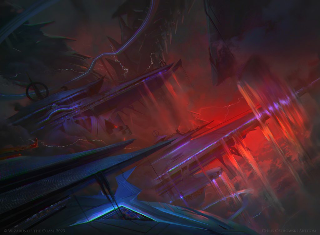 Dismal Backwater MtG Art from March of the Machine Set by Chris ...