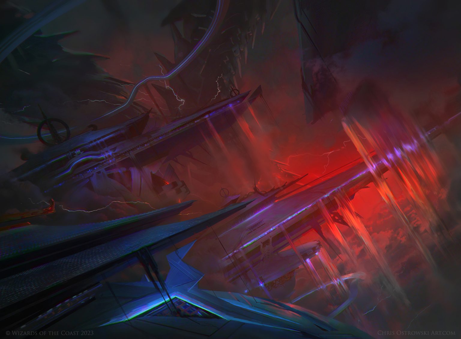 Dismal Backwater MtG Art from March of the Machine Set by Chris ...