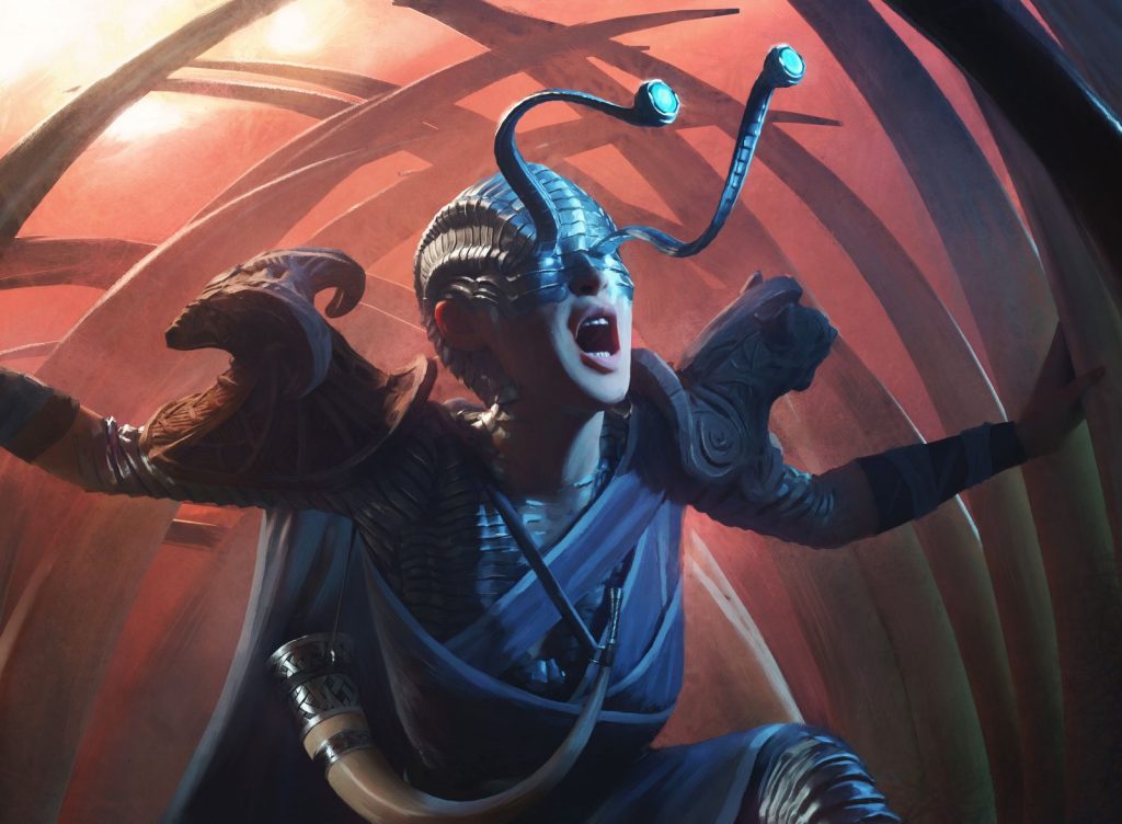 Eyes of Gitaxias MtG Art from March of the Machine Set by Cristi Balanescu - Art of Magic: the ...